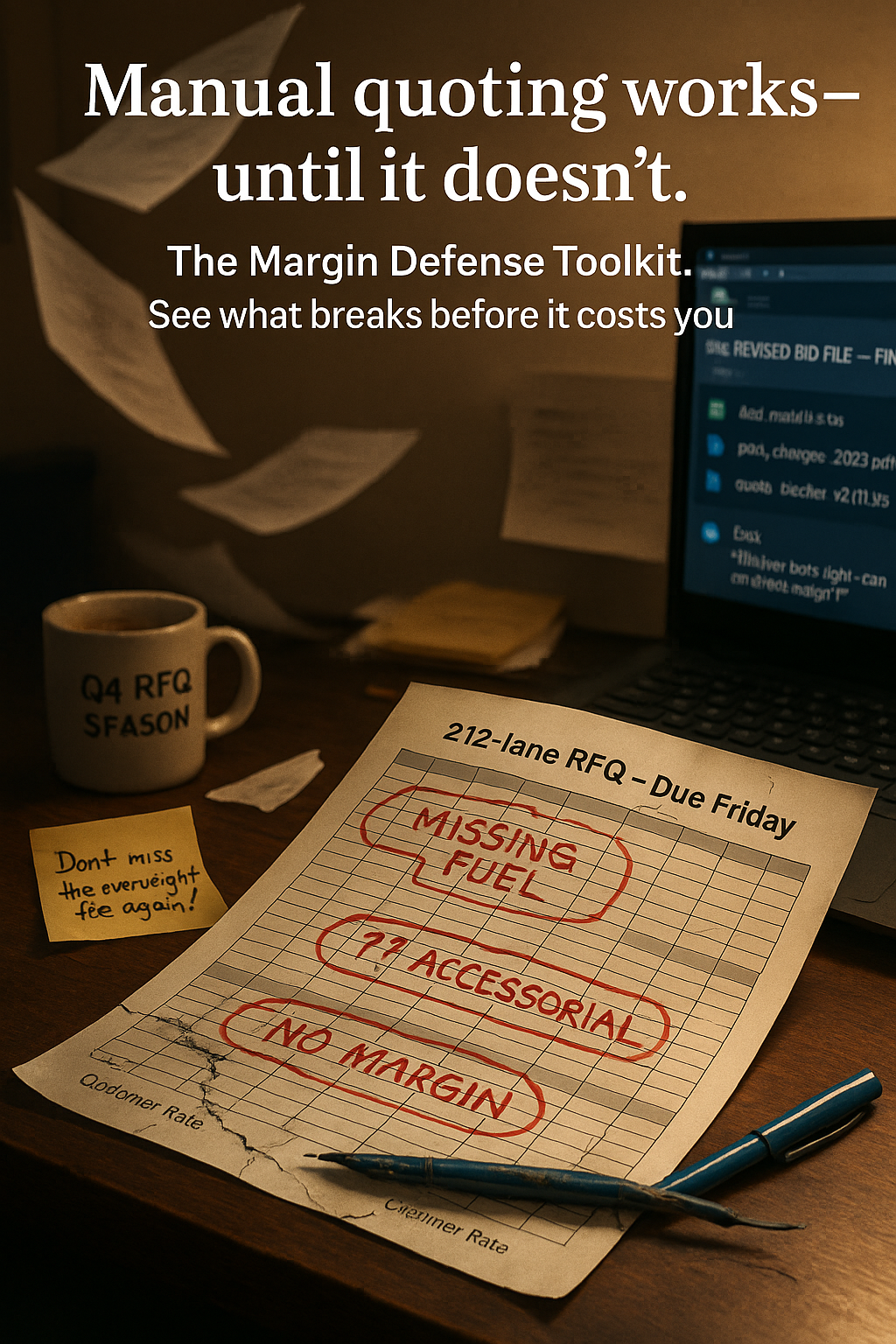 The Margin Defense Toolkit: A Free Sheet to Stop Quote Losses Before ...